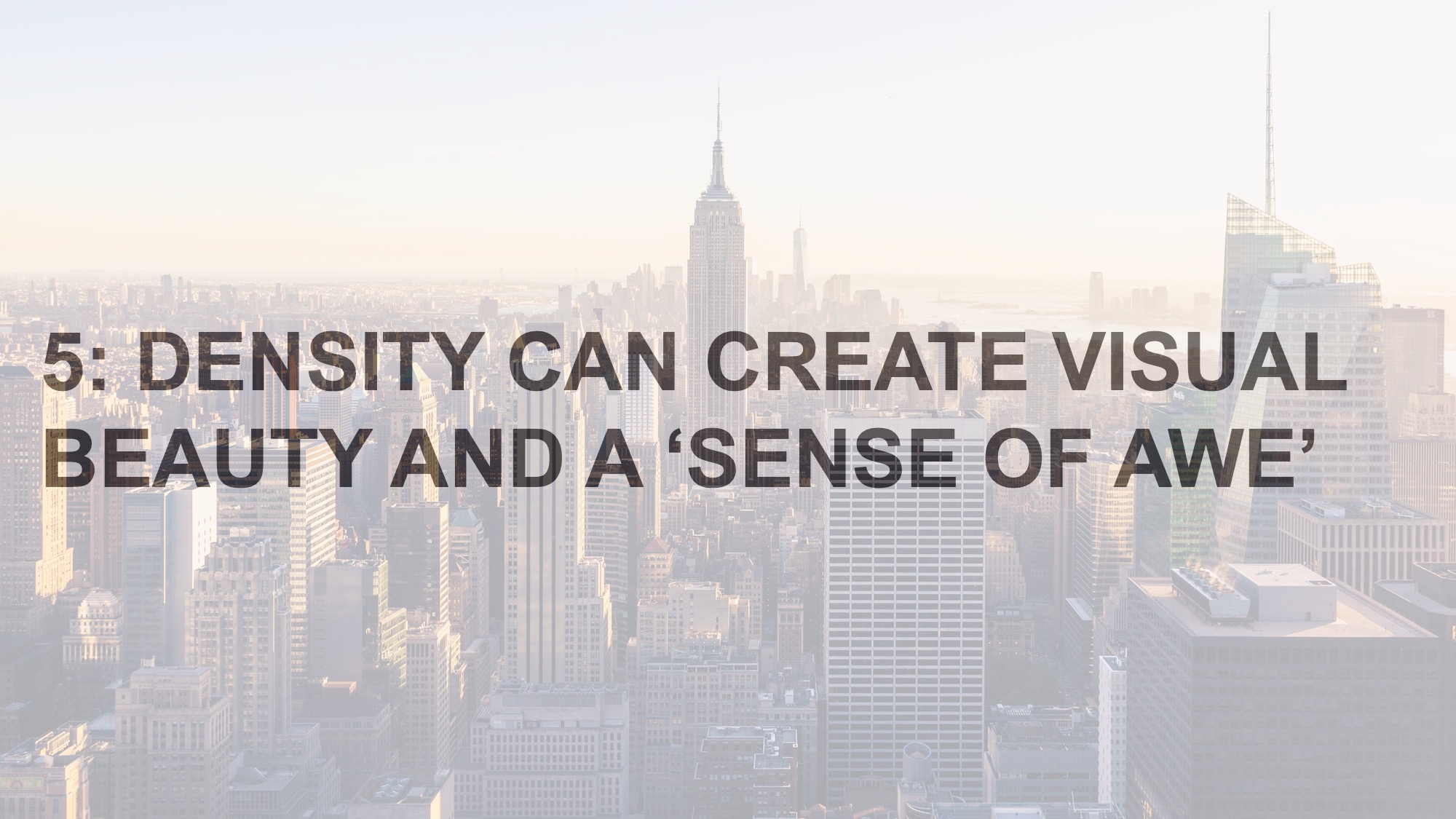 Myth busting: Density and wellbeing | Assael